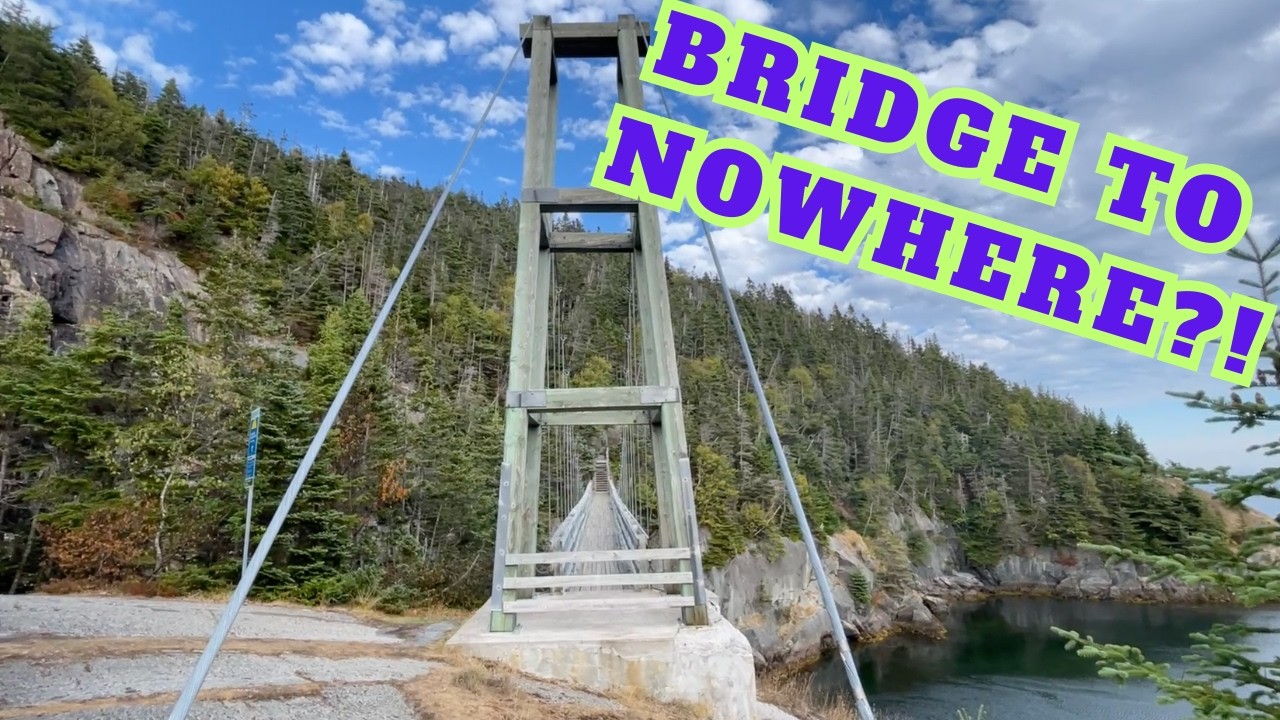 Our Hike to the LaManche Suspension Bridge in Newfoundland! - YouTube