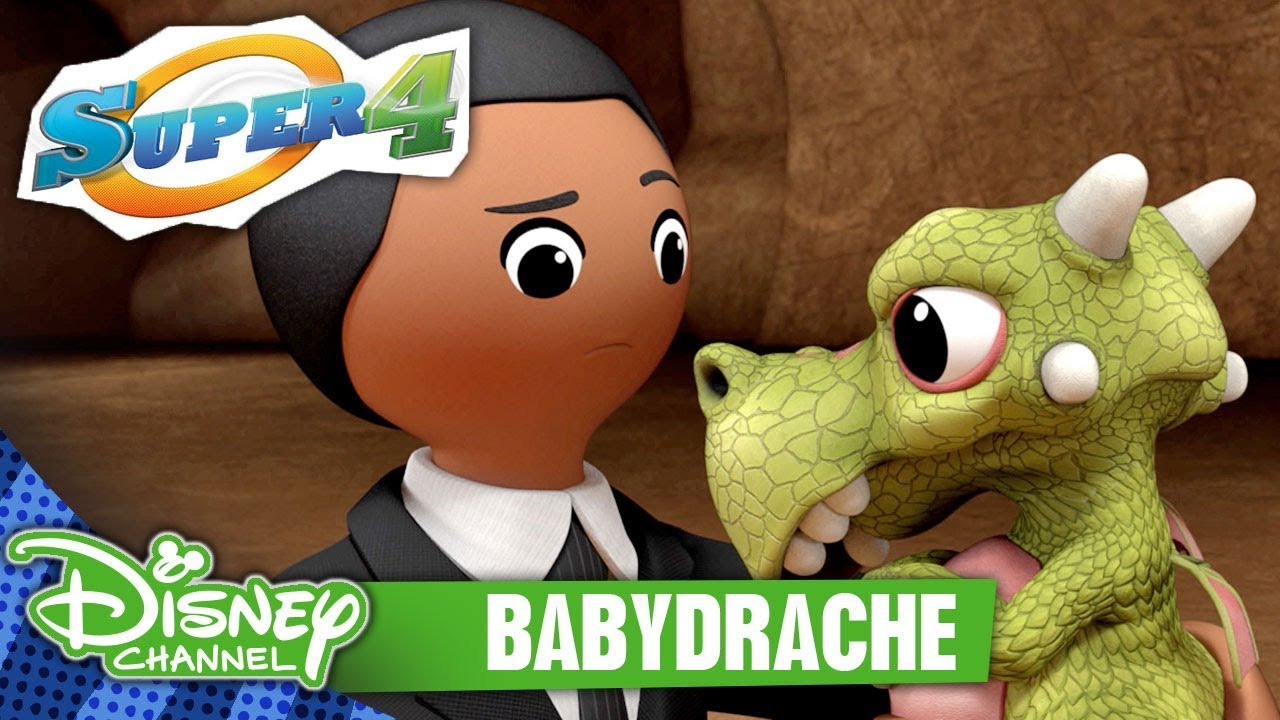SUPER 4 - Clip: Babydrache | Disney Channel - YouTube
