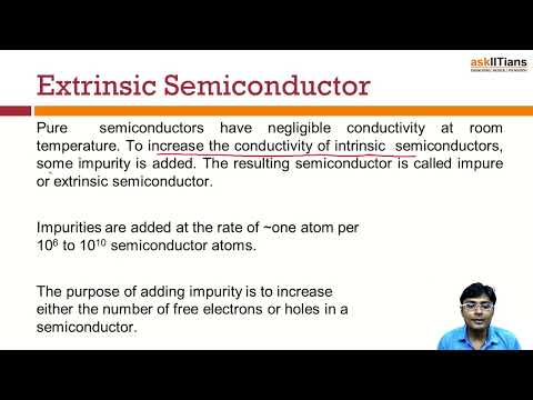 Intrinsic and Extrinsic semiconductor|Lecture-2|Semiconductor Devices ...