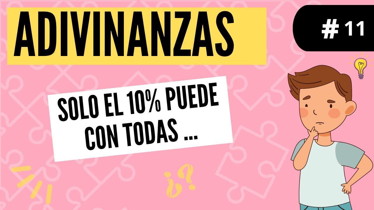 Adivinanzas divertidas. Nivel difícil, ¿podrás acertarlas? #11 - YouTube
