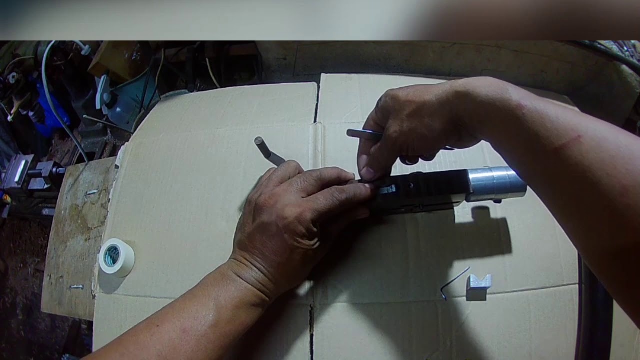 Disassemble of a pcp receiver with power adjuster - YouTube