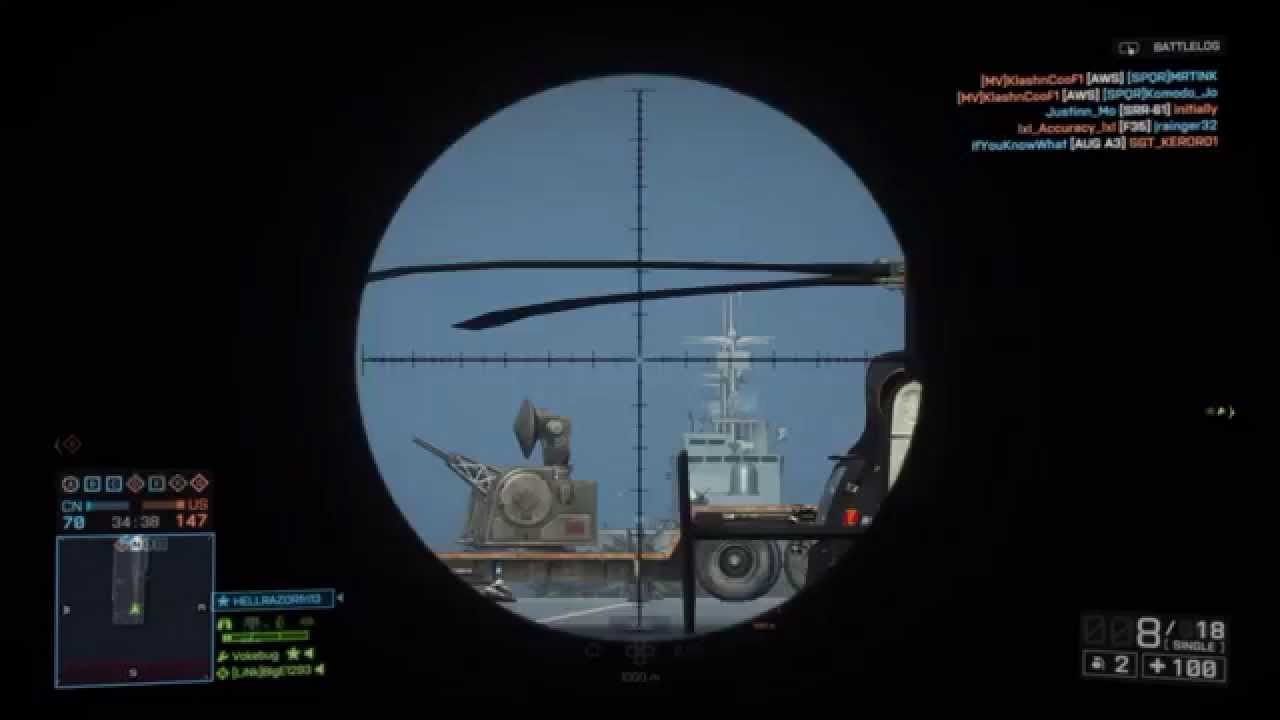 BF4: CS5 Longe Range Sniping (1700m+) - YouTube