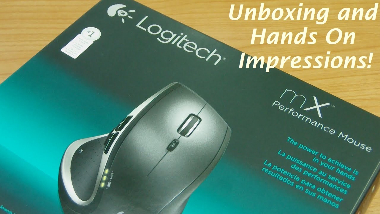 The Logitech MX Performance Mouse: Unboxing and Hands On! - YouTube