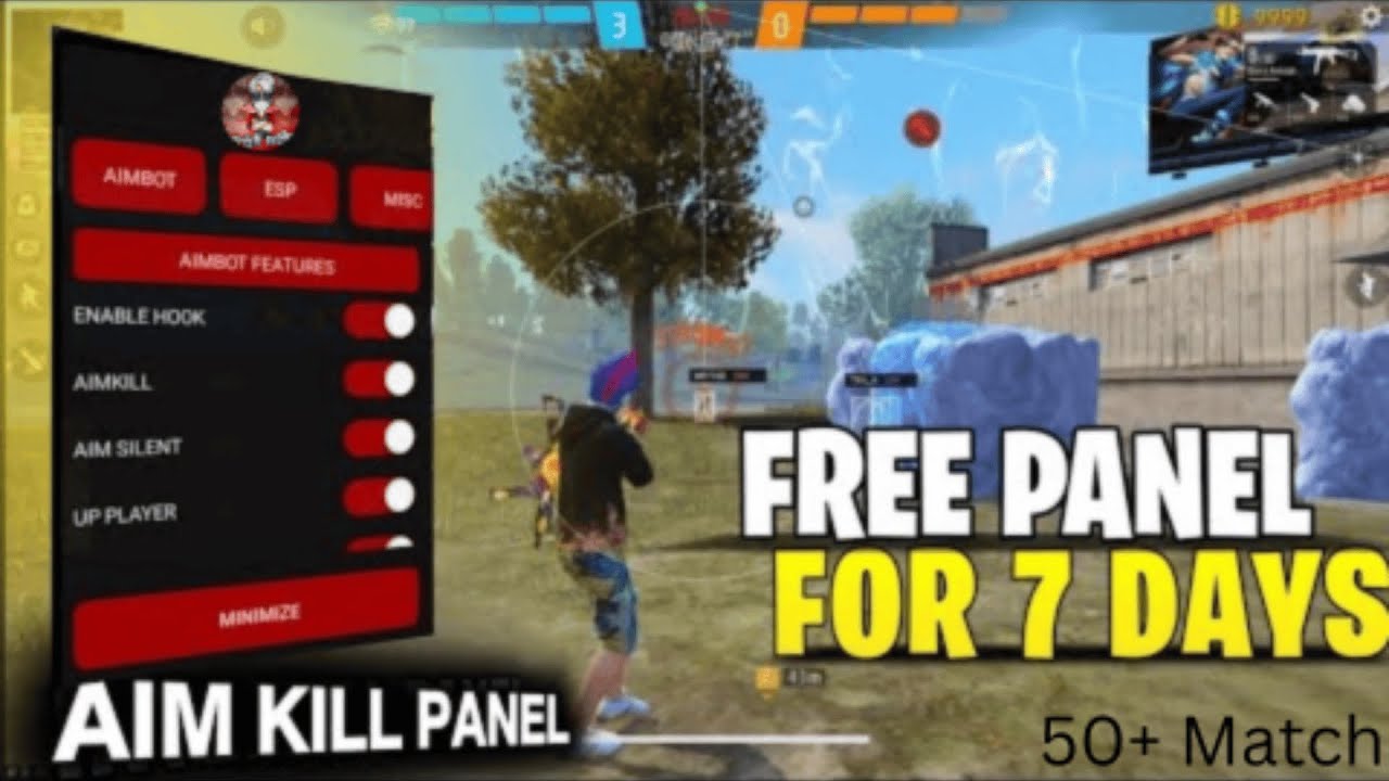 FREE FIRE PC PANEL OB50 💻 AIM KILL PANEL 🎯 | 100% ANTIBAN SAFE IN ALL ...