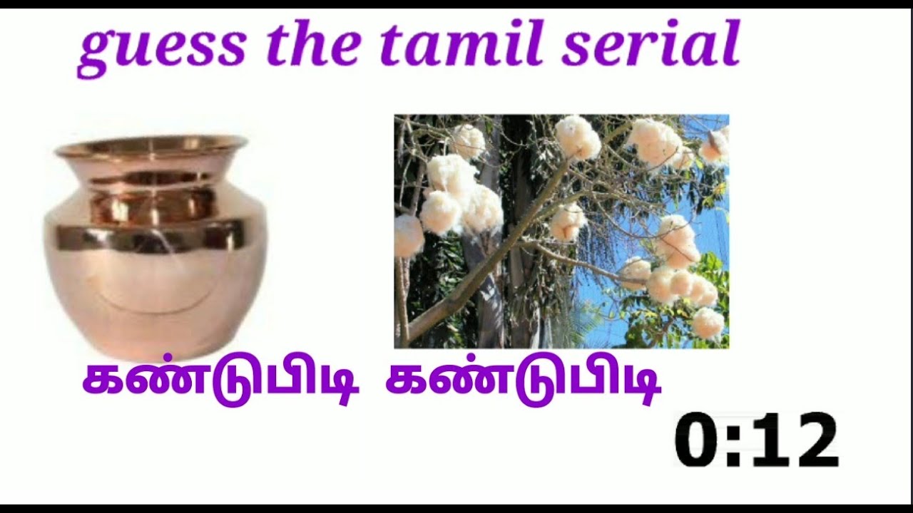 Guess the Tamil serial names| Tamil serial puzzles | quiz - YouTube