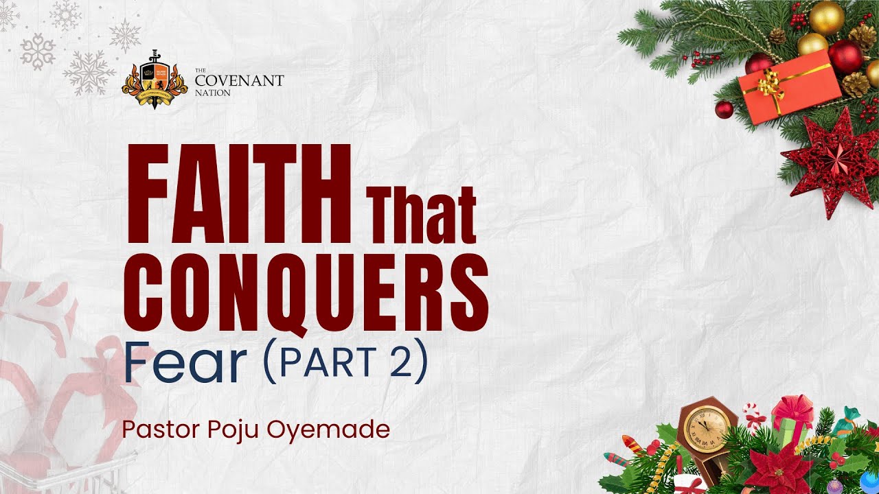 SUNDAY 1ST SERVICE ||050125|| FAITH THAT CONQUERS FEAR PT 2|| PST POJU ...