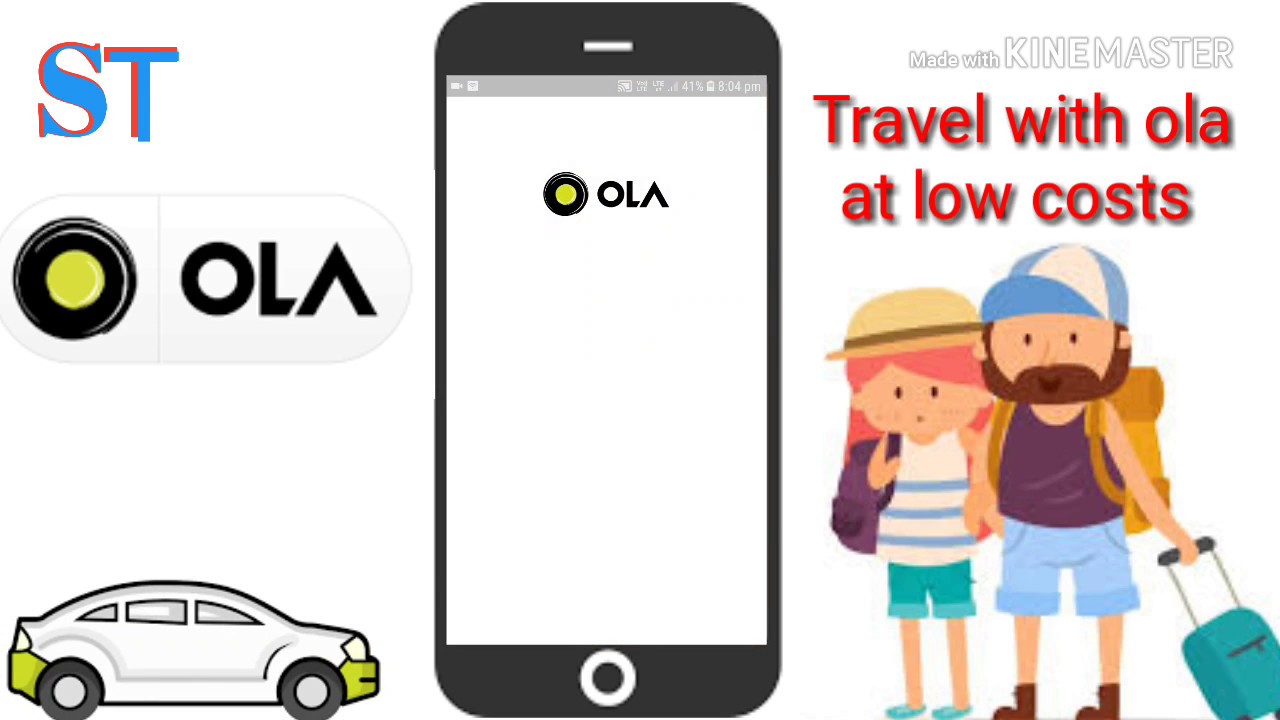 Travel from one place to another by ola - YouTube