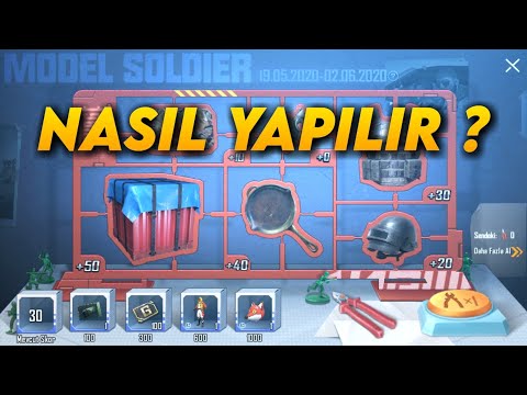 YENİ SANDIK VEREN ETKİNLİK ! MODERN ASKER NASIL YAPILIR ? PUBG Mobile Bp Gönderme Model Soldıer