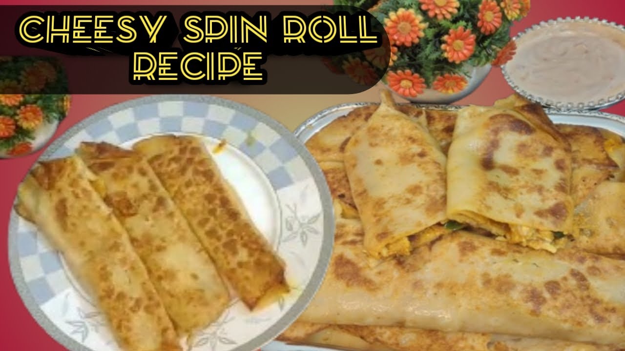 Home made cheesy spin Rolls Recipe with anu and jiya | Bihari spin ...