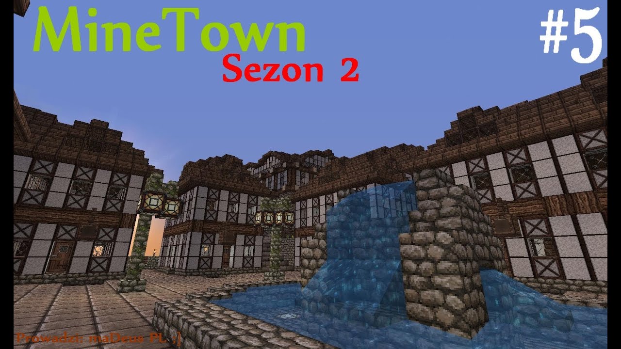 Minecraft : MineTown S2E5 (Karczma/Tawerna) w/ maDeus PL ;] - YouTube
