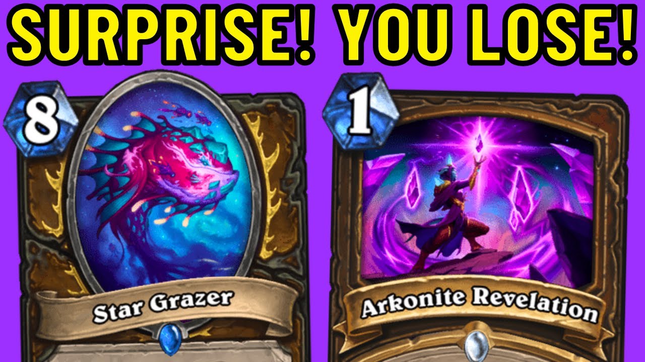 Power Creep in Hearthstone Has GONE TOO FAR! Star Grazer OTK! - YouTube