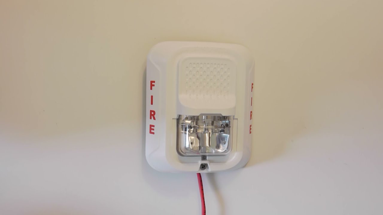 System Sensor SWL remote strobe test - YouTube