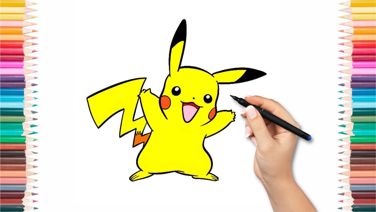 COMO DESENHAR O PIKACHU / HOW TO DRAW PIKACHU - 2024 - YouTube