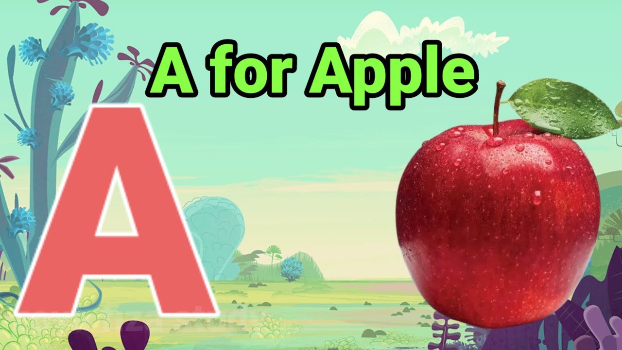 A for Apple | Abc Learning | Learn to Write alphabet | English Alphabet ...