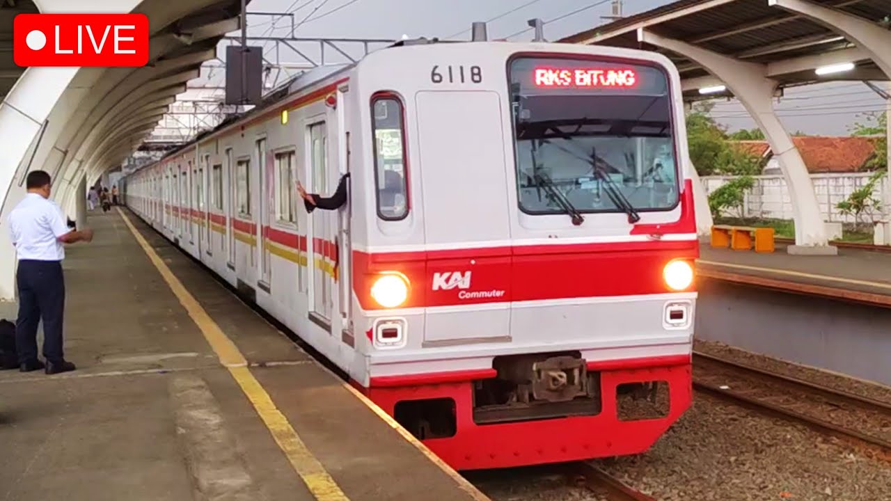 🔴 KERETA KRL TM 6000 SERIES KEMBALI KE LINTAS KULON..?? KRL TM 6018F ...
