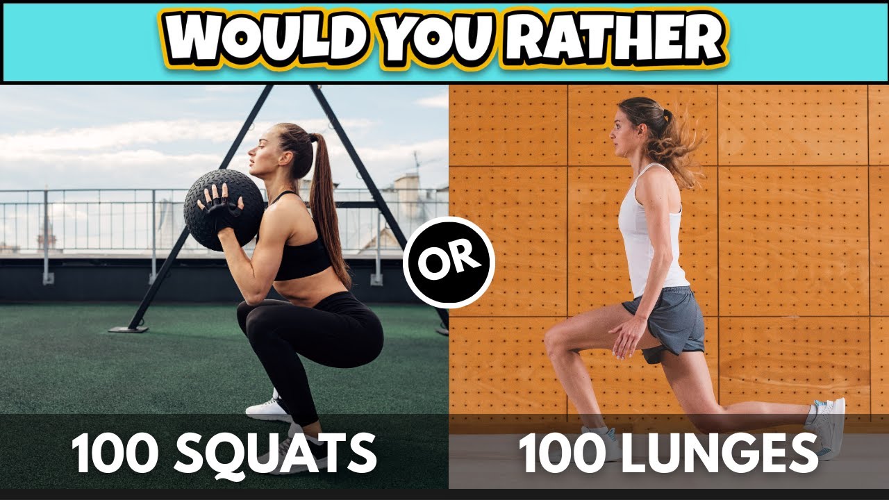 Would You Rather Workout Edition: Fun and Challenging Fitness Choices ...
