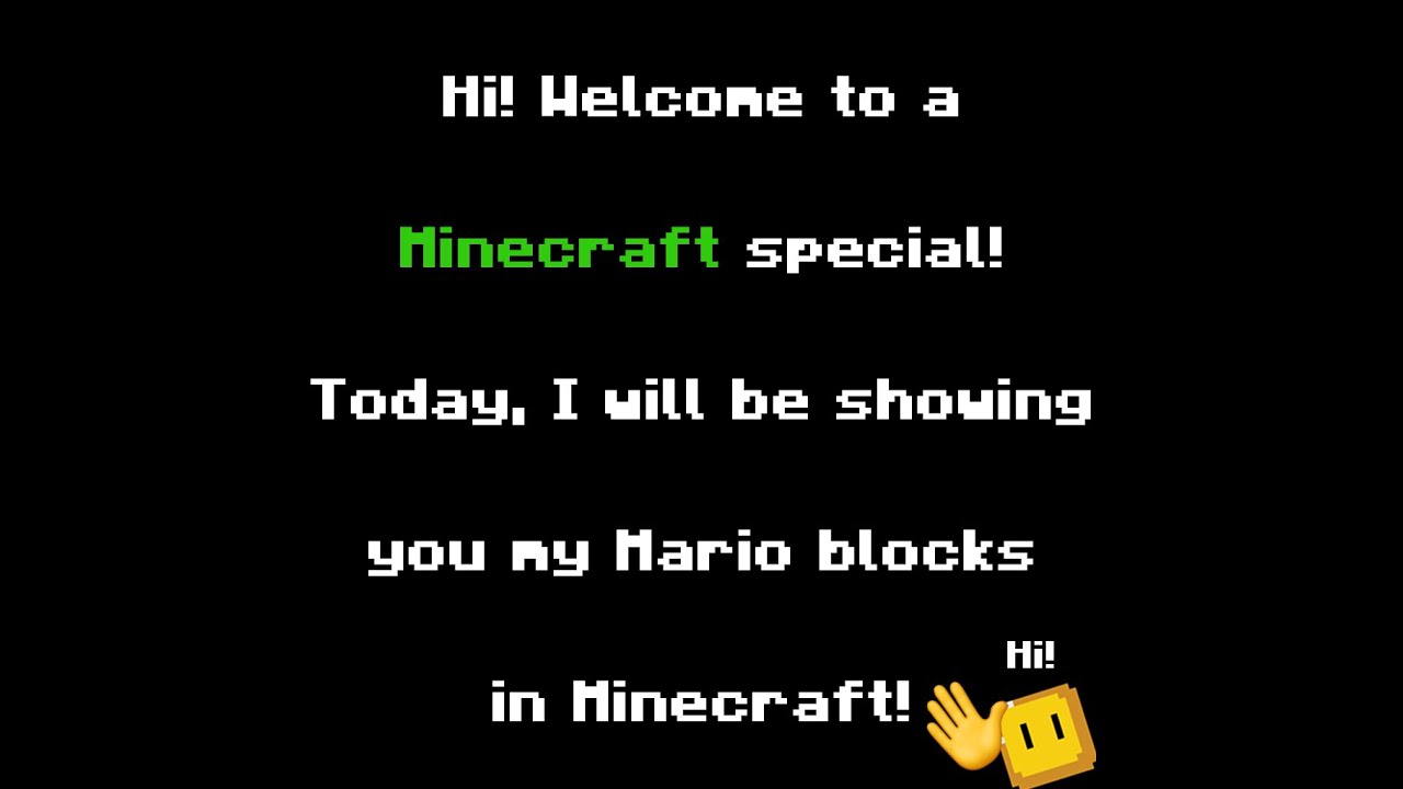 I Made Custom P Switches + Super Mario Blocks in Minecraft! - YouTube