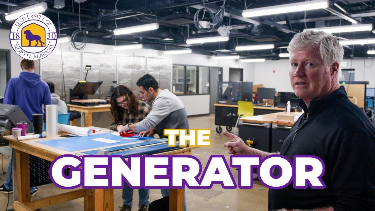 The Generator - UNA's Incredible Student Maker Space - YouTube