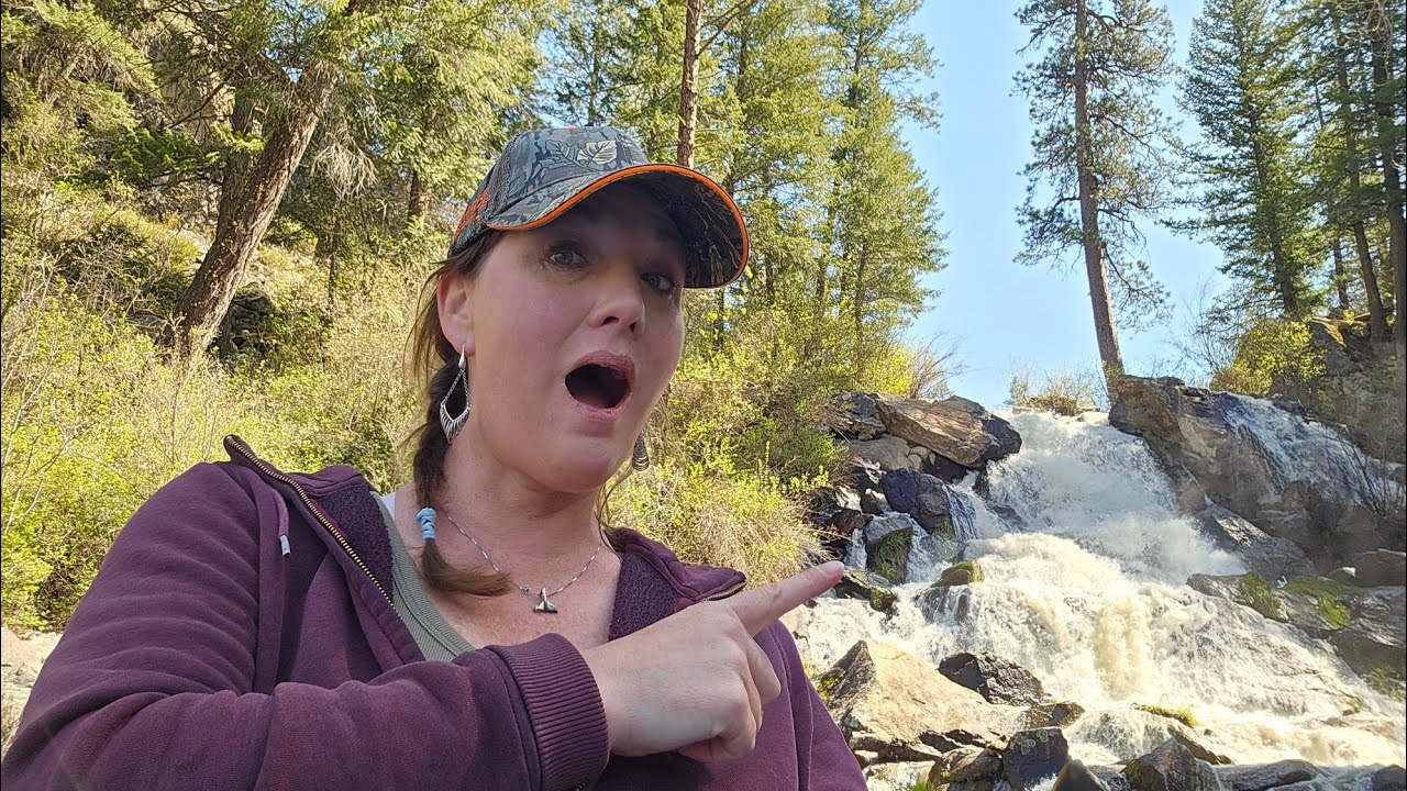 Kayaking to a Scenic Waterfall | Fishing for Bass with New Gear! - YouTube
