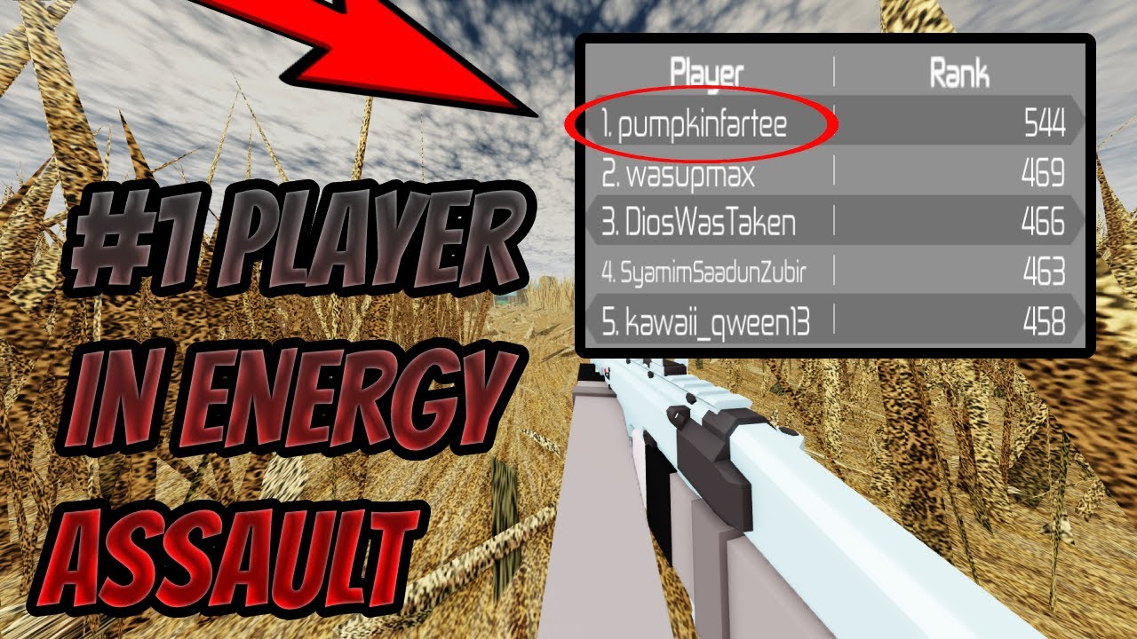 PLAYING AGAINST THE #1 PLAYER IN ENERGY ASSAULT (Roblox) - YouTube