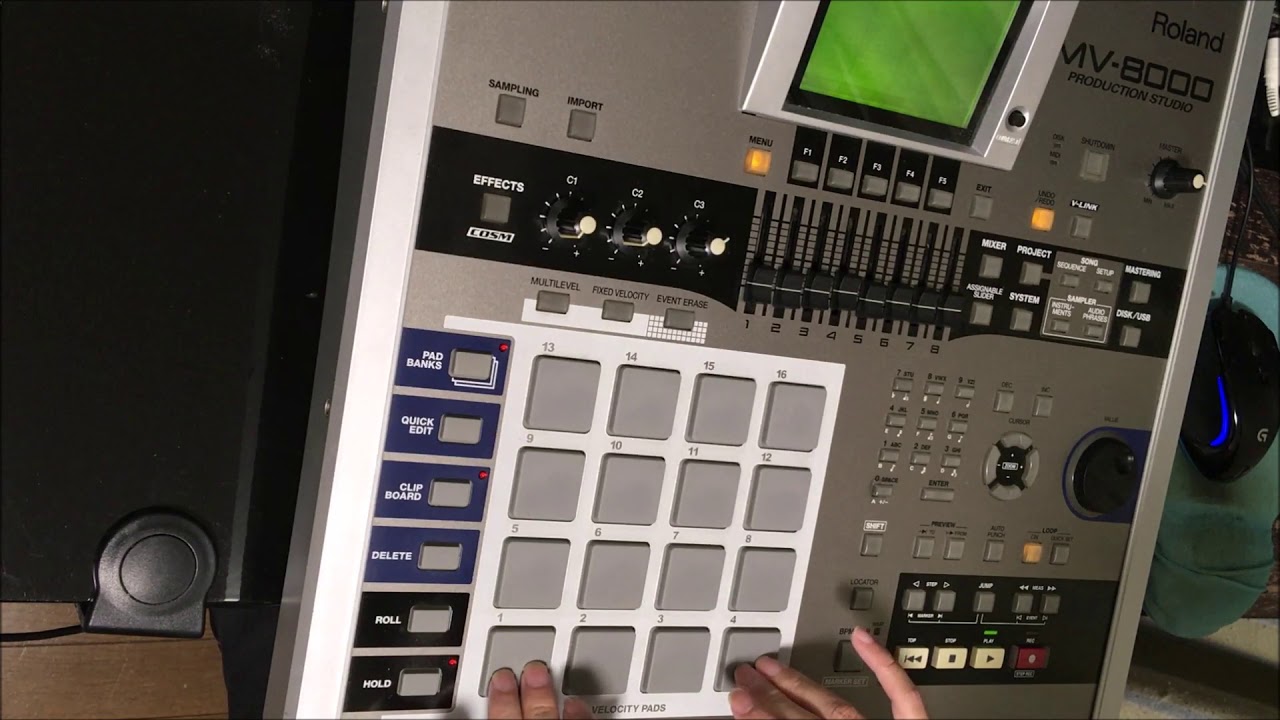 Roland MV-8000 (MV Hip Hop Beats #17) - YouTube