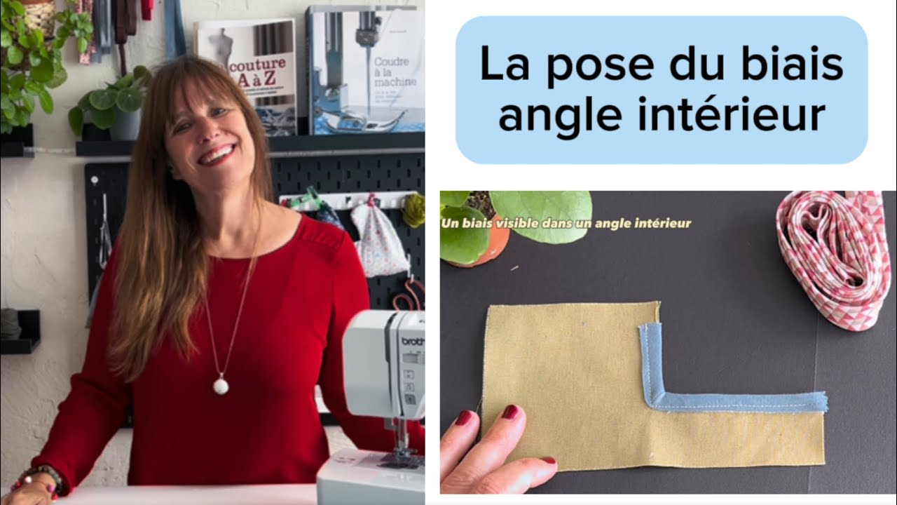La technique pour coudre un BIAIS dans un angle intérieur - astuce ...