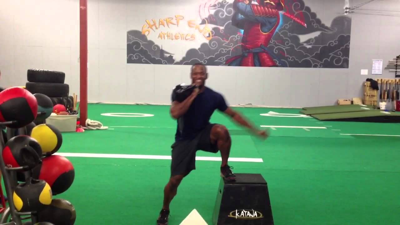 Lateral Box Step Ups - YouTube