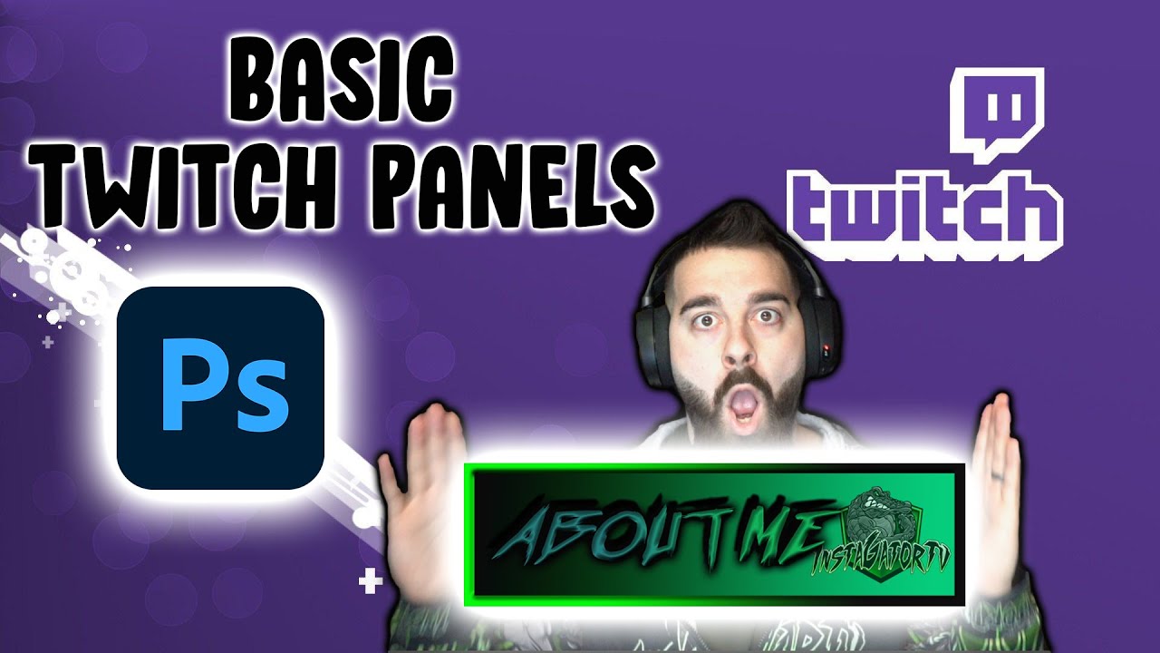 Basic twitch panel tutorial! (SUPER EASY) - YouTube