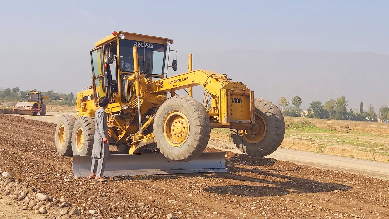 cat grader 140g powerfull machine hard working catterpillar grader ...