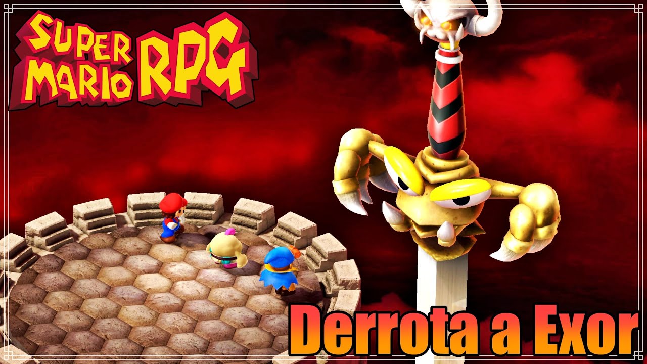 Super Mario RPG Remake - Como Derrotar a Exor - YouTube