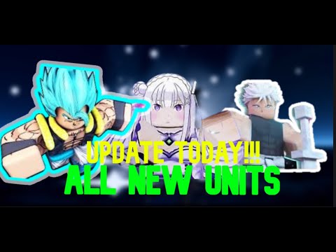All New Units Coming In The Anime Last Stand Christmas Update TODAY ...