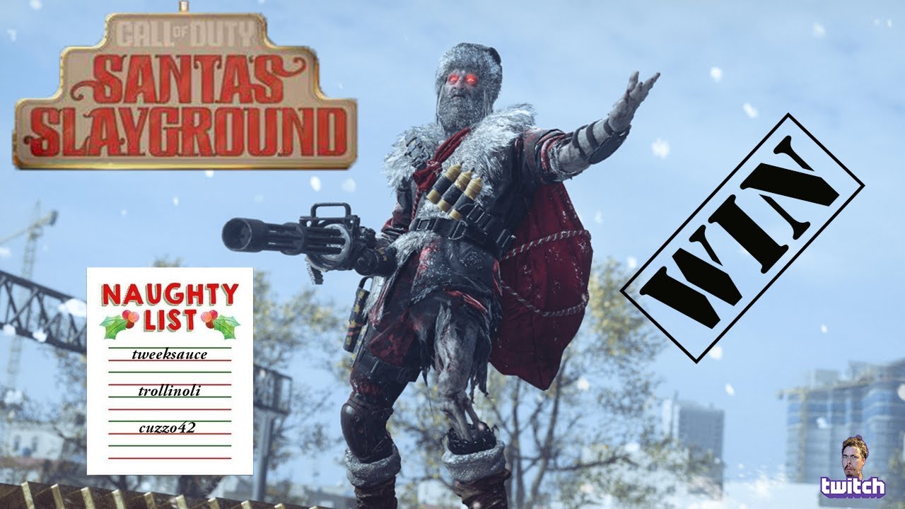 Call of Duty Santa's Slayground first win!!! - YouTube