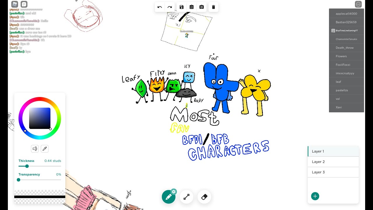 Watch me draw most Favorite BFDI/BFB Characters! - YouTube