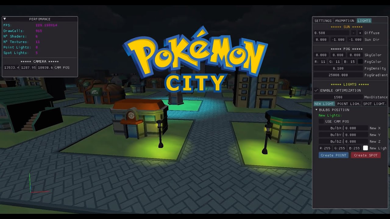 Procedural Pokémon City | OpenGL C++ | Academic ESAT Project - YouTube