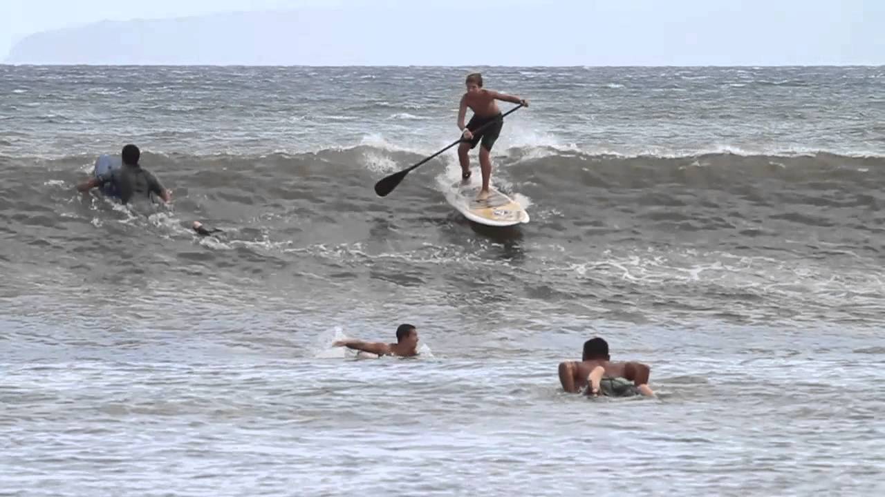 Front Side With The Jamie Mitchell Futures Fins - YouTube