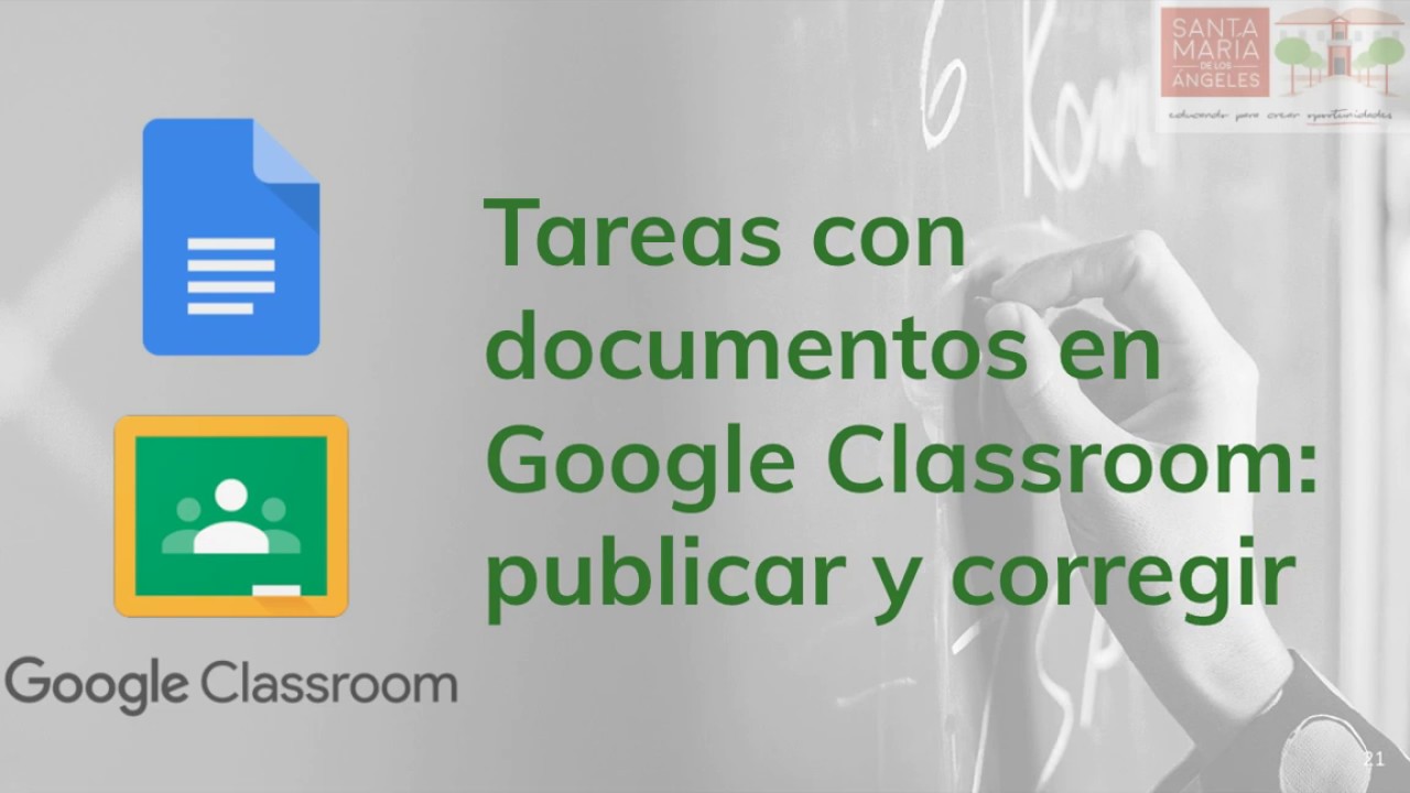 Tareas con documentos de Google, publicar y corregir en Classroom - YouTube