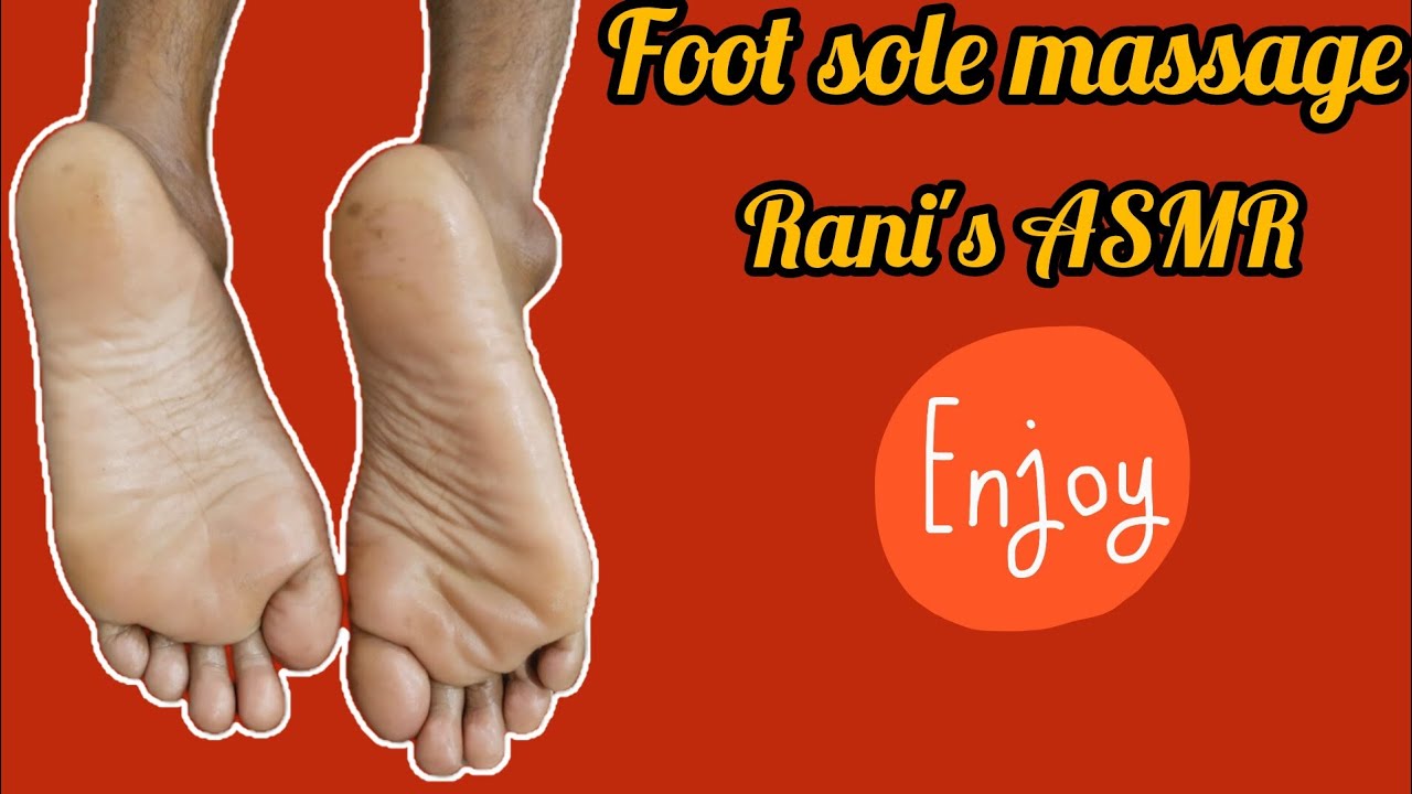 ASMR!! Leg massage & foot sole massage for pain reduce relief - YouTube