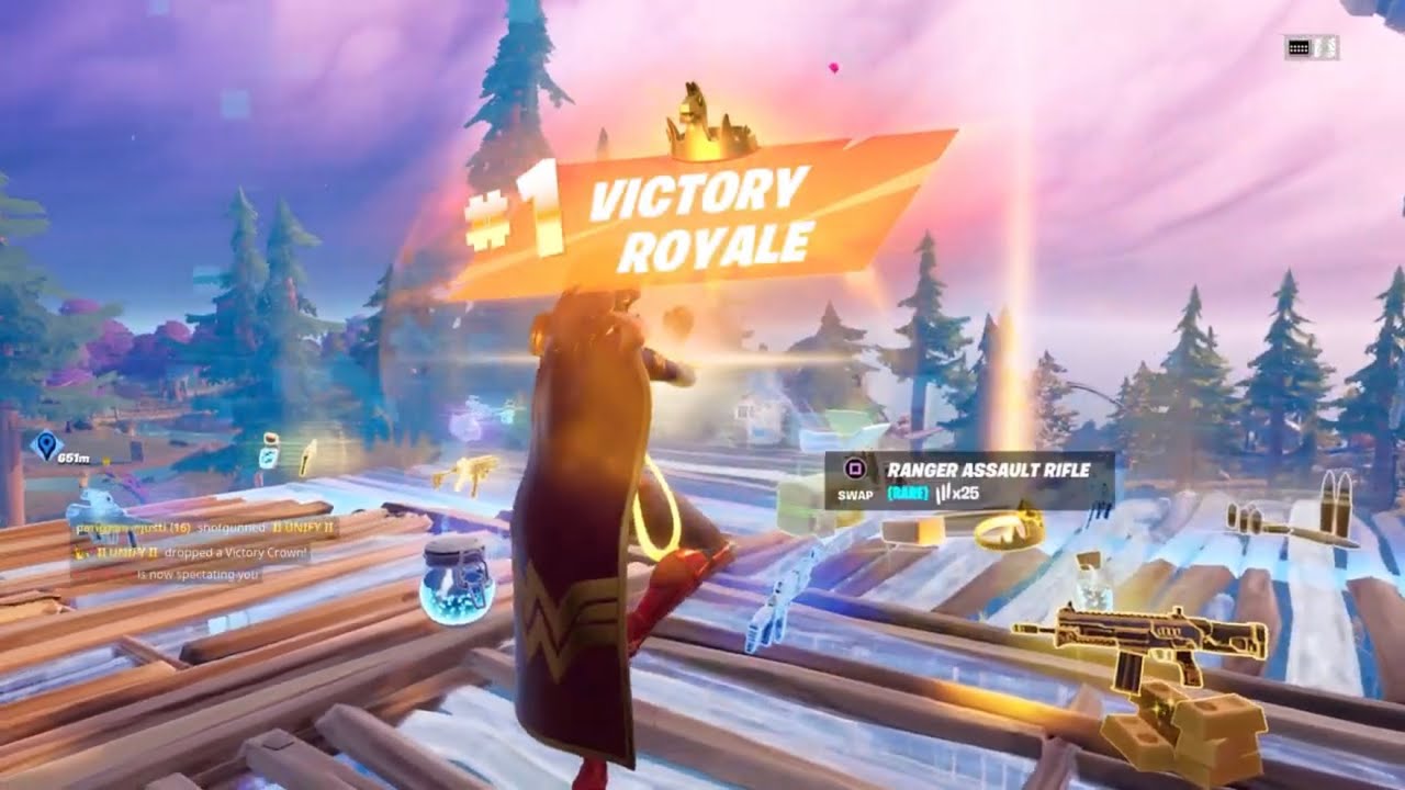 Victory Royale Solo Battle Royal Full Game Win Fortnite - YouTube