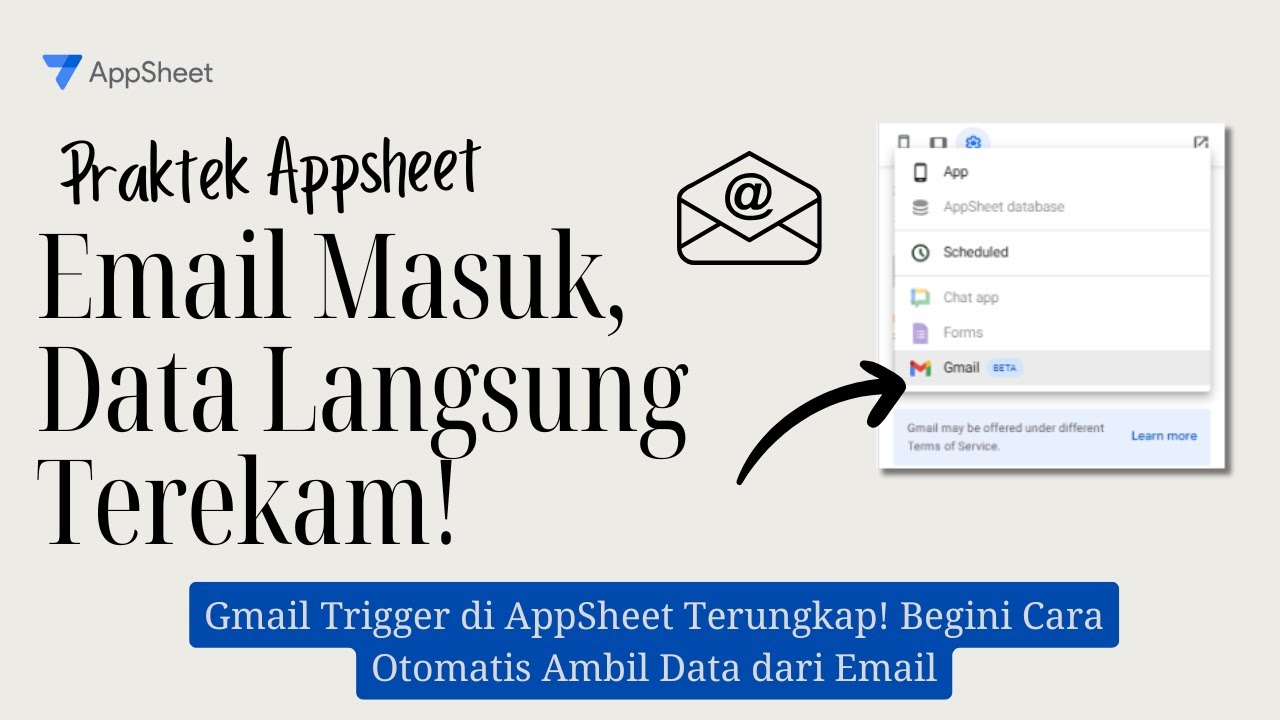Gmail Trigger di AppSheet. Begini Cara Otomatis Ambil Data dari Email #appsheet # ...