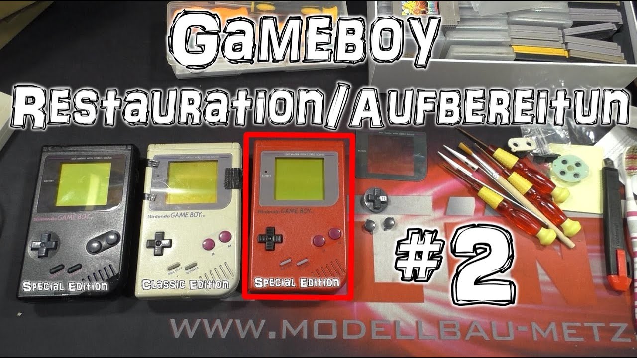 Game Boy Special Edition Restauration/Aufbereitung #2 | HD+ | German ...