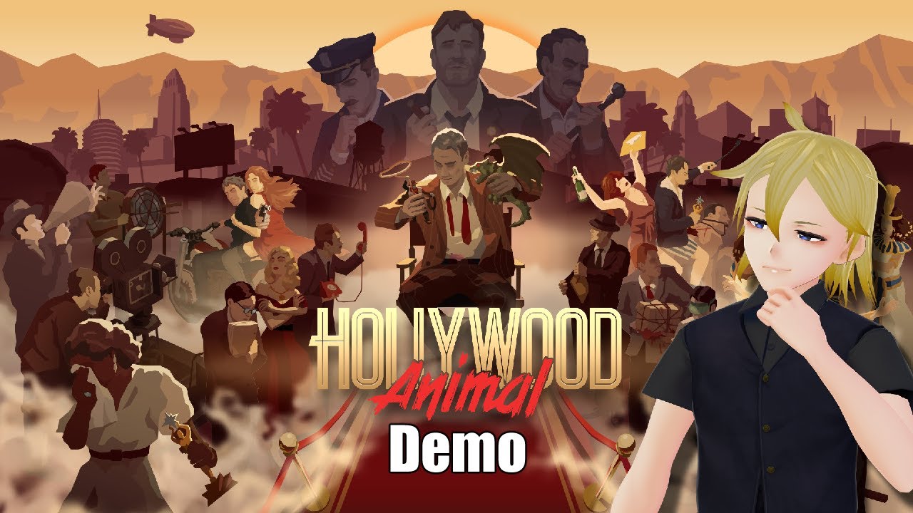 [ENVtuber] A movie studio game demo? Well well. #hollywoodanimal # ...