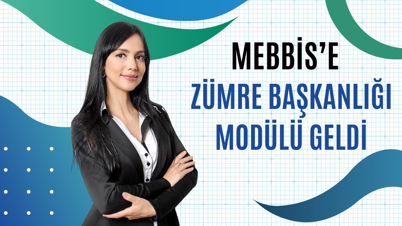 Mebbis'e Zümre Başkanlığı Modülü Geldi - YouTube