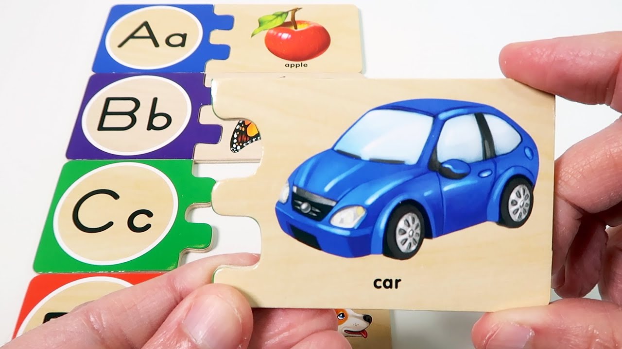 Learn Alphabet Letters and Words with ABC Puzzle | Preschool Learning ...