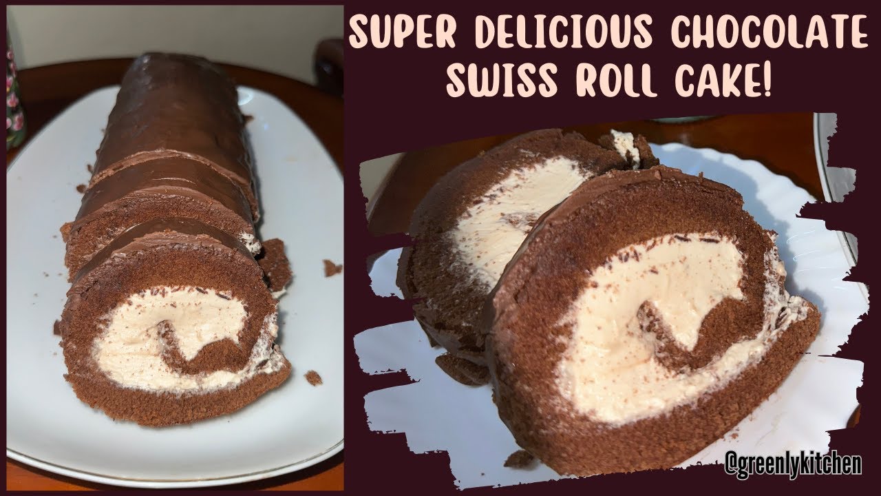 The BEST Chocolate Roll Cake You Will Ever Have! | Chocolate Swiss Roll ...