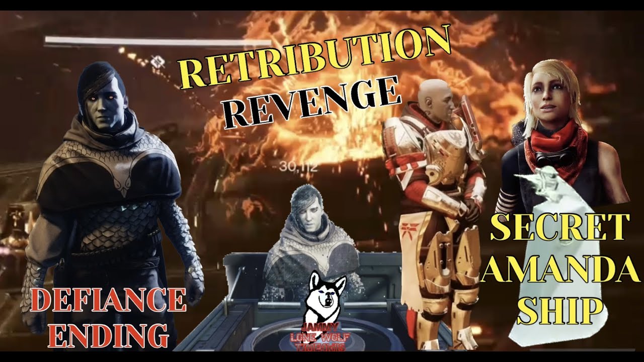 Destiny 2 RETRIBUTION Mission Take Down Shadow Legion Ship End Part ...