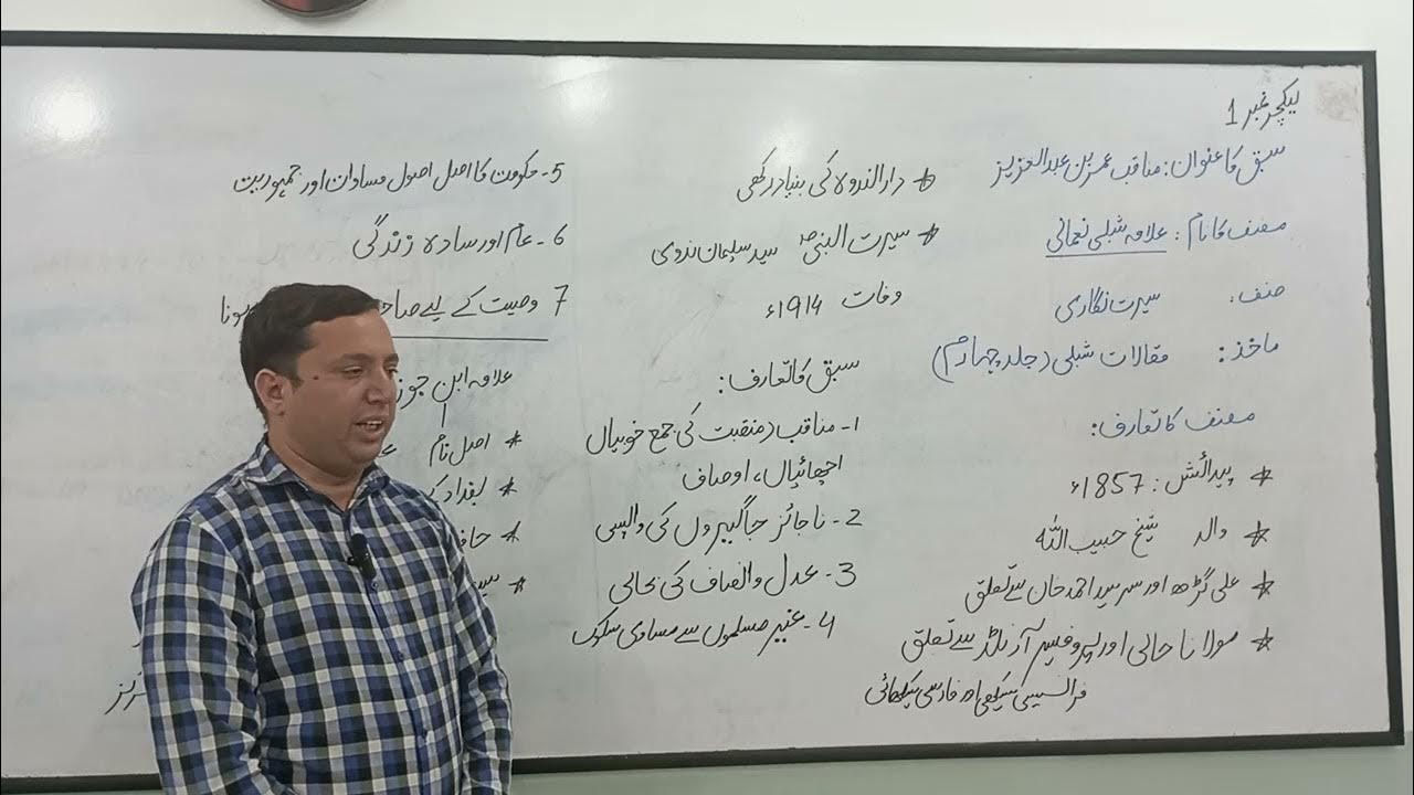 Lecture #02 | Urdu | Intermediate Part II - Ft. Prof. Gul Nawaz - YouTube