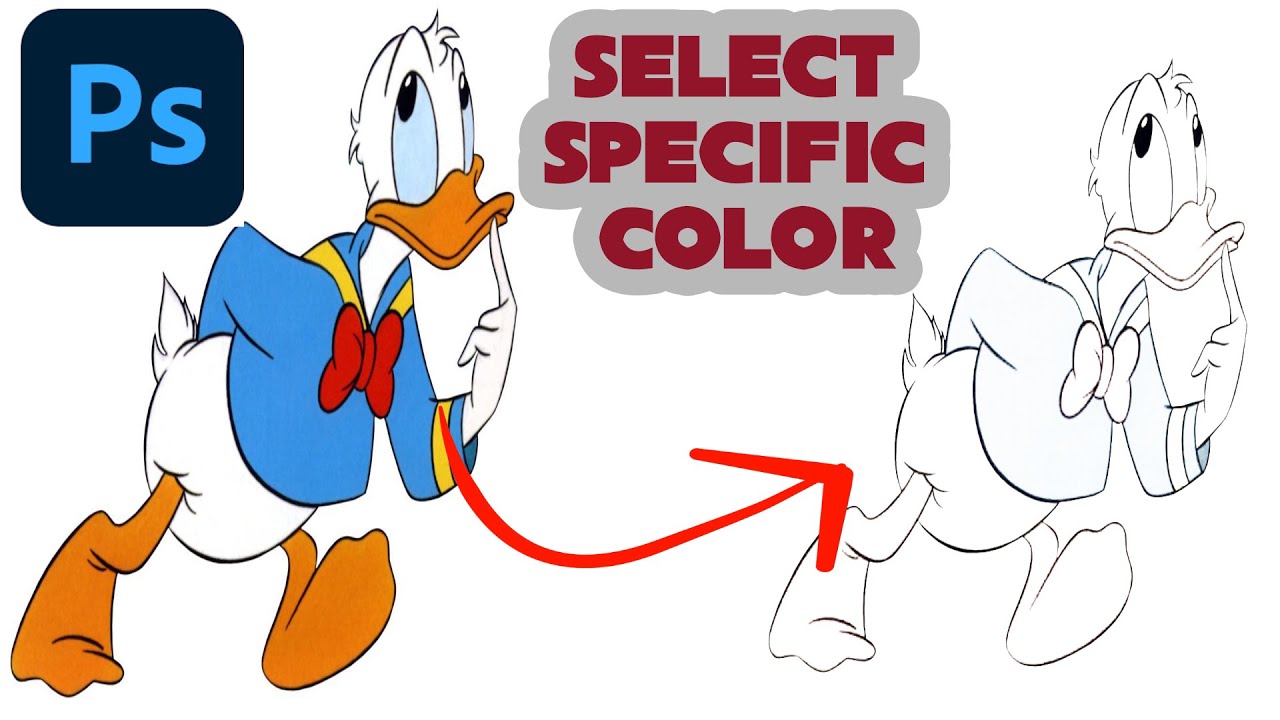 Select specific color by using color range option in adobe photoshop ...