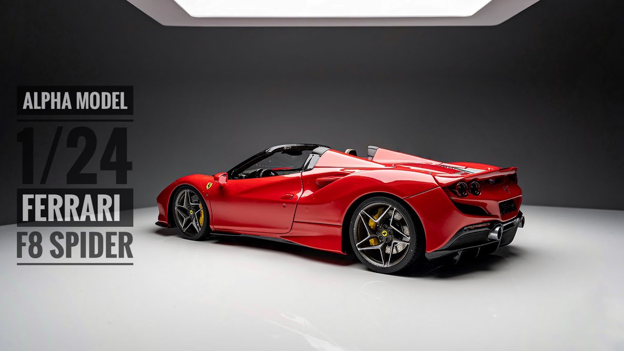 Alpha Model 1/24 Ferrari F8 Spider // Showcase - YouTube