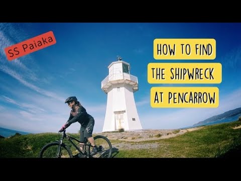 Pencarrow gravel ride & the SS Paiaka shipwreck - YouTube