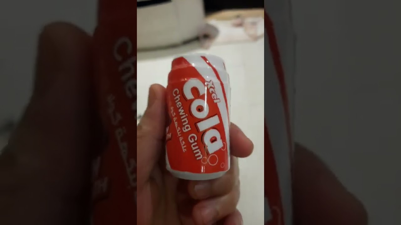 xcel cola chewing gum - YouTube
